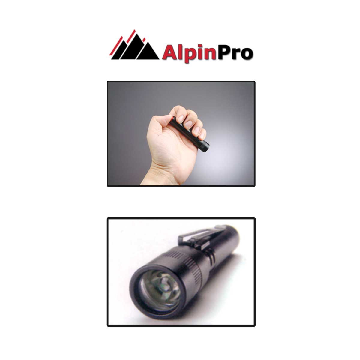 Mini-Palm A-13051A - Waterproof aluminium flashlight - AlpinPro